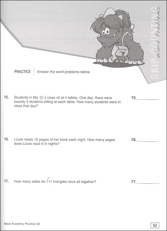 Beast Academy 3A Math Practice | Art of Problem Solving | 9781934124413