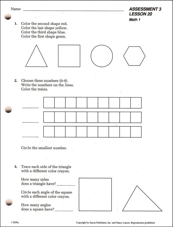 Saxon Math Kindergarten Worksheets Printable Kindergarten Worksheets