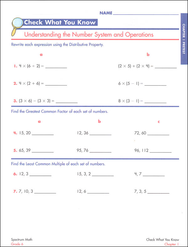 Spectrum Math 2015 Grade 6 Spectrum 9781483808741