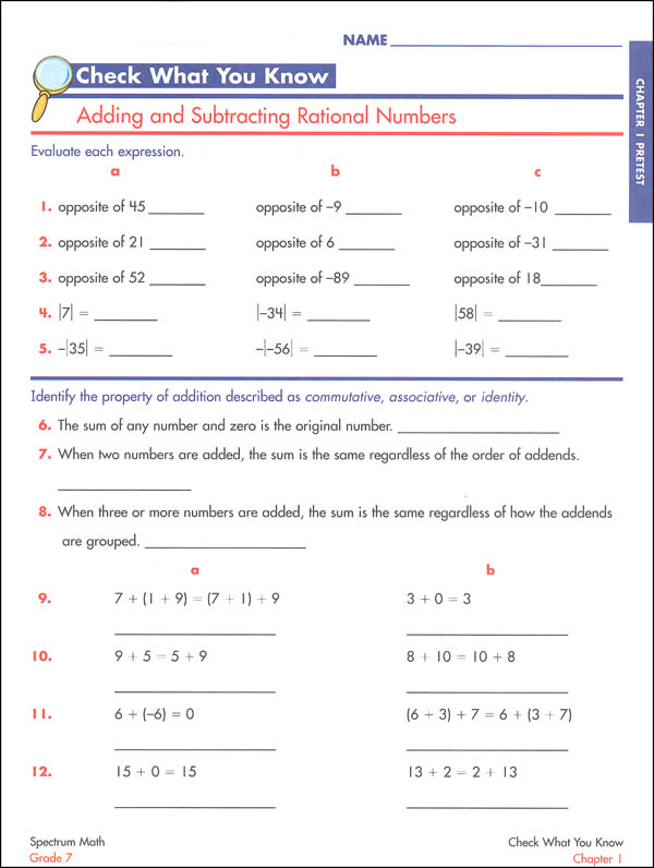 Spectrum Math 2015 Grade 7 Spectrum 9781483808758 Spectrum Math 2015 Grade 7 Spectrum 9781483808758