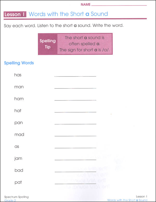 Spectrum Spelling 2015 Grade 2 Spectrum 9781483811758 Spectrum Spelling 2015 Grade 2 Spectrum 9781483811758