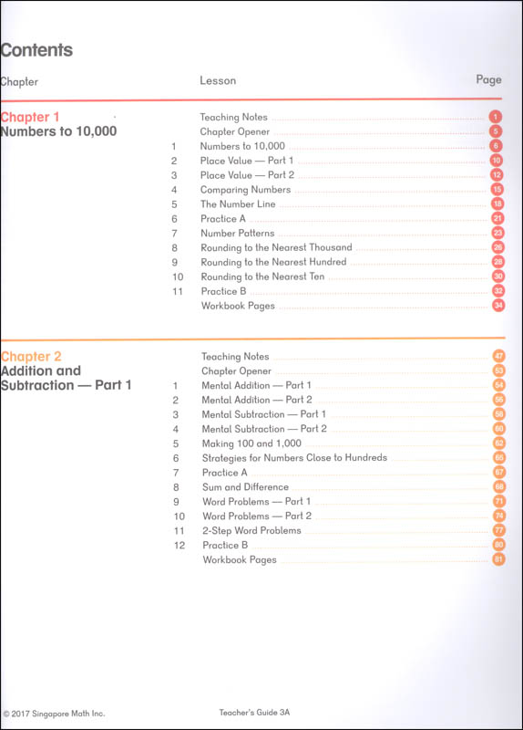 Dimensions Math Teacher's Guide 3a 