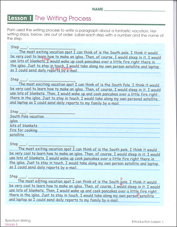 Spectrum Writing 2015 Grade 5 Spectrum 9781483812007 Spectrum Writing 2015 Grade 5 Spectrum 9781483812007