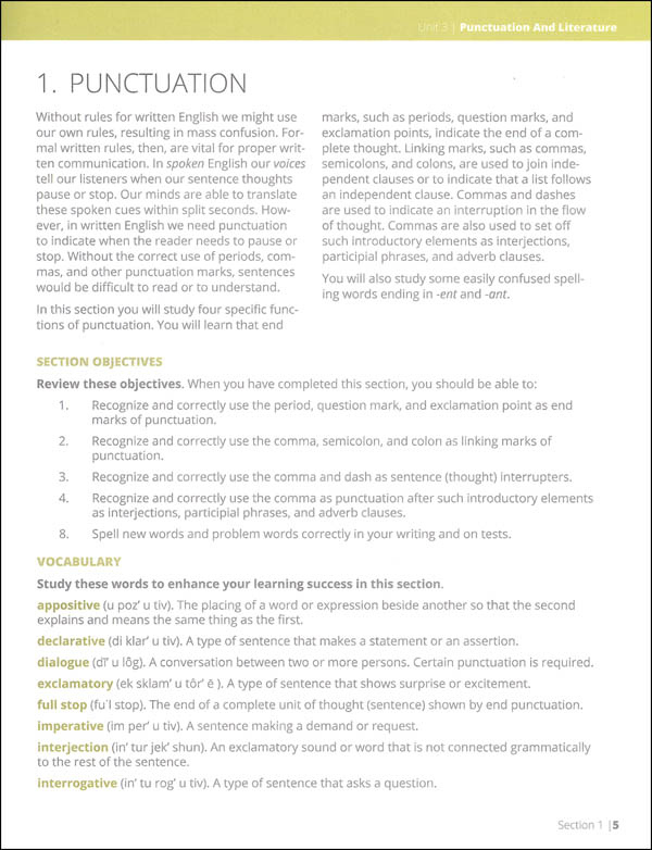 Language Arts 8 Lifepacs Only | Alpha Omega Publications | 9780867170658