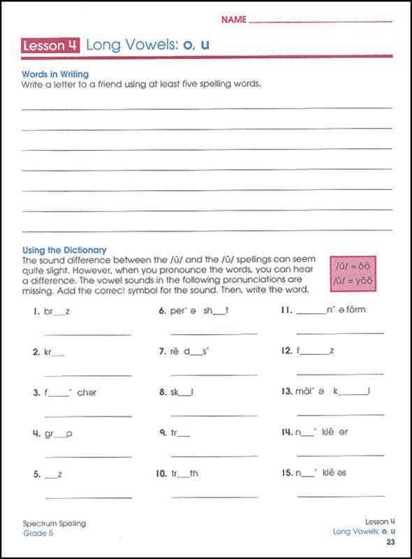 Spectrum Spelling Gr 5 McGraw Hill 9780769652658 spectrum-spelling-gr-5-mcgraw-hill-9780769652658