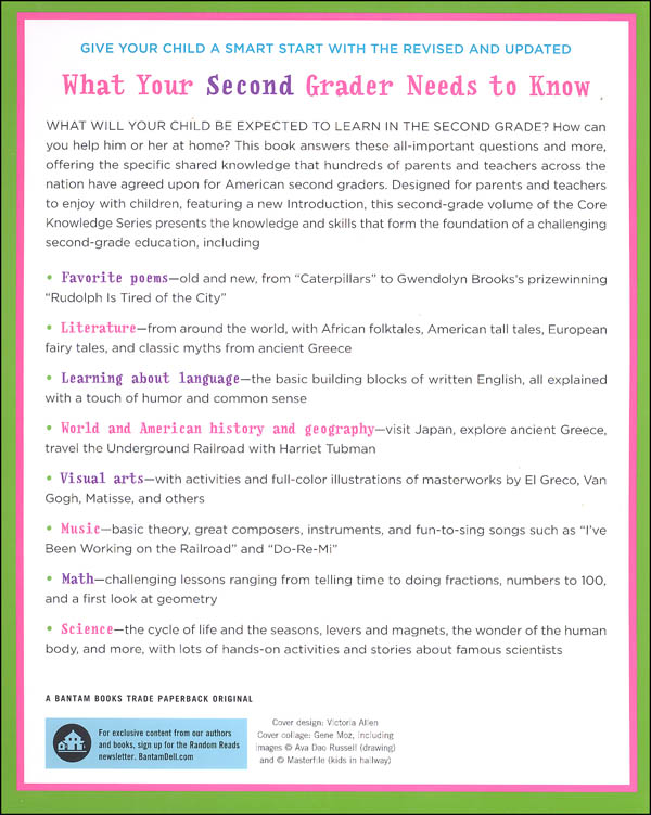 What Your 2nd Grader Needs To Know Bantam Doubleday And Dell 