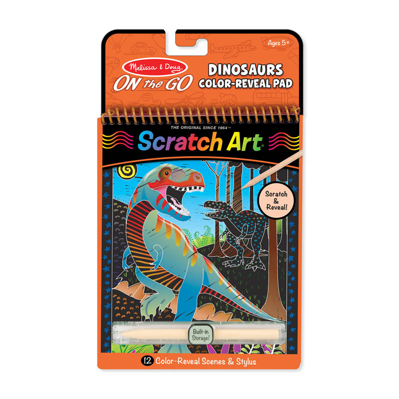 Scratch Art Animals Colorful