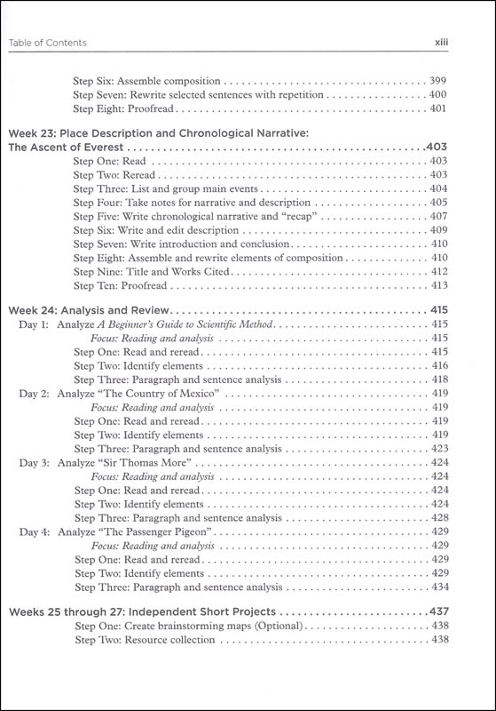 Complete Writer: Writing with Skill Level 3 Instructor Text | Peace ...