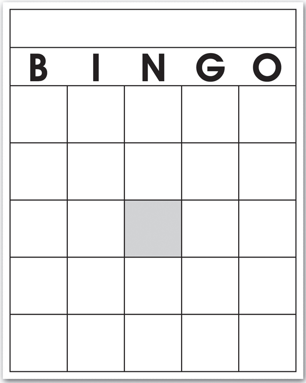 Free Blank Bingo Cards Printable Printable World Holiday