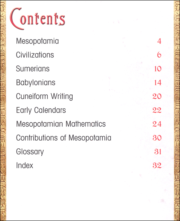 Mesopotamia (Math For The Real World) | Rosen School Supply | 9781404260672