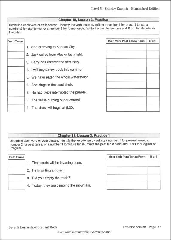 Shurley English Homeschool Workbook Level 5 | Shurley Instructional ...