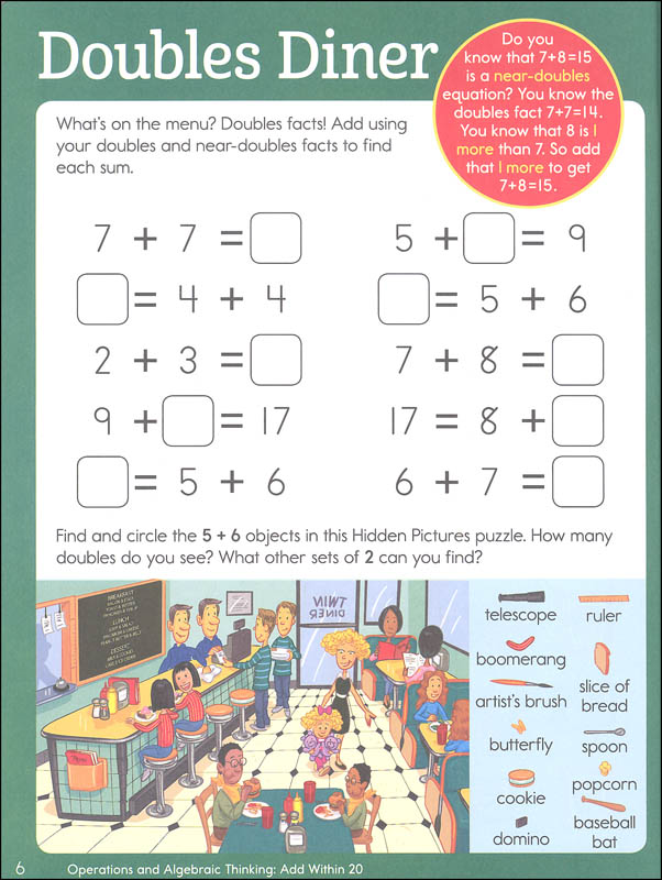 Second Grade Addition Learning Fun Workbook | Highlights Learning ...