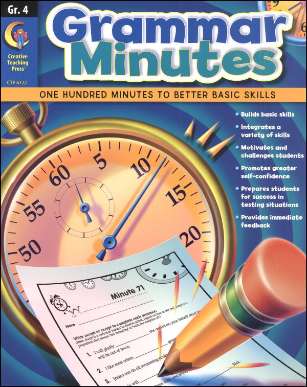 Grammar Minutes Grade 4 Creative Teaching Press 9781606891230 Grammar Minutes Grade 4 Creative Teaching Press 9781606891230