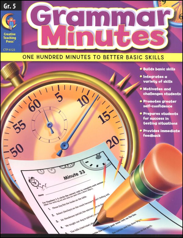 Grammar Minutes Grade 5 Creative Teaching Press 9781606891247 Grammar Minutes Grade 5 Creative Teaching Press 9781606891247