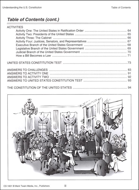 Understanding the U.S. Constitution | Mark Twain Media | 9781622236916