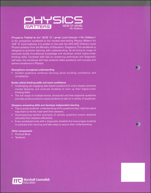 Physics Matters Workbook Marshall Cavendish 9789810117115 physics-matters-workbook-marshall-cavendish-9789810117115