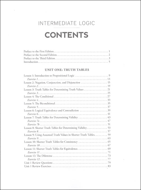 Intermediate Logic: Mastering Propositional Arguments Student Text ... Intermediate Logic: Mastering Propositional Arguments Student Text ...
