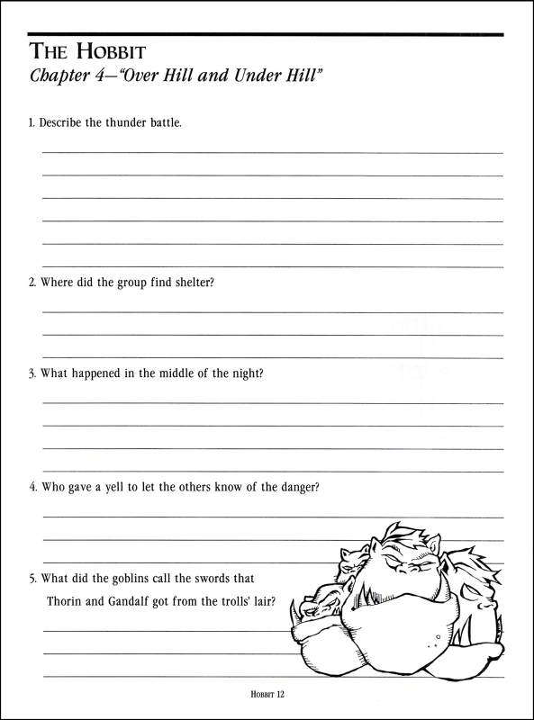 The Hobbit Reading Comprehension Questions – PUWOW