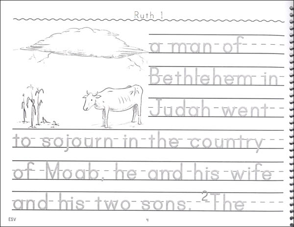 Ruth Sword Study Tracing Sheet - English Standard Version | Word In The ...