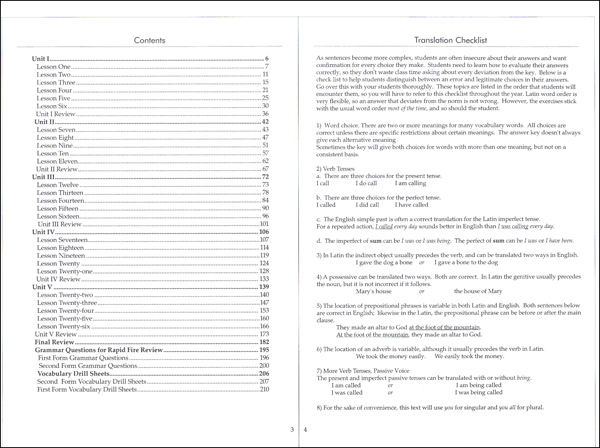 Second Form Latin Workbook Key | Memoria Press | 9781615381302