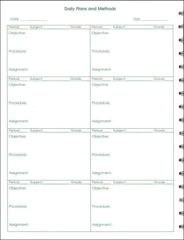 Modern Plan Book No. 8 / Page Per Day Plan Bk | Kurtz Brothers