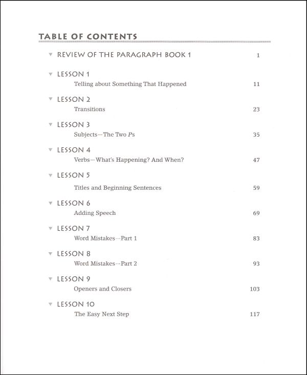 Paragraph Book 2 | Educators Publishing Service | 9780838826720