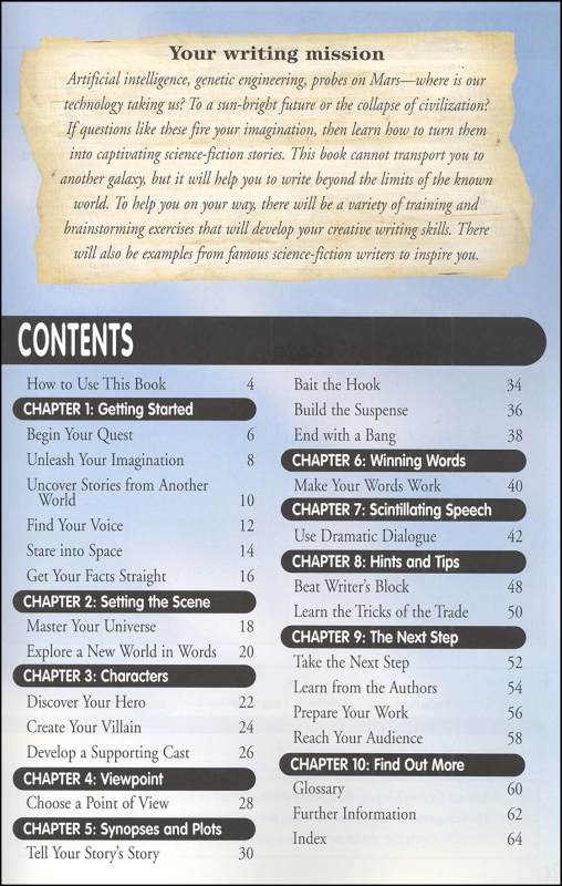 Write Your Own Science Fiction Story Compass Point Books 9780756518189