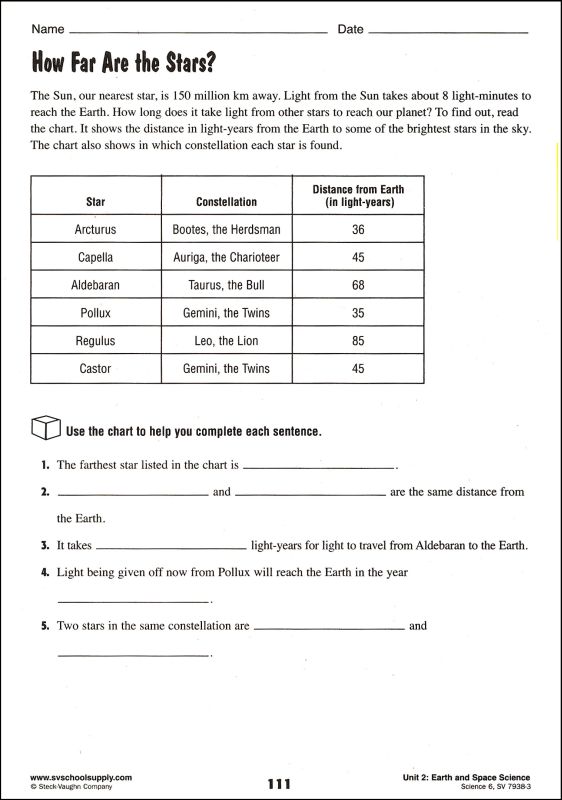 Grade 6 Science Worksheets Pdf