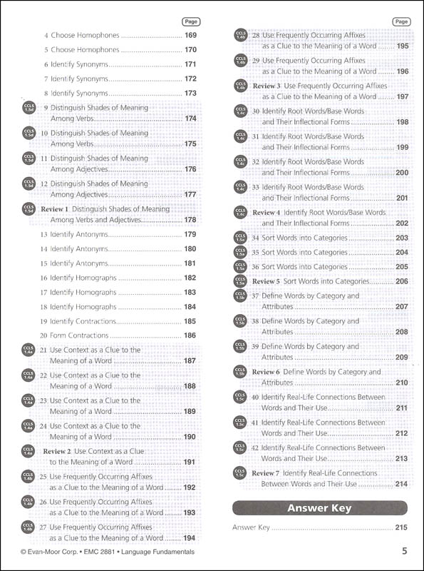 Language Fundamentals Grade 1 - Revised Edition | Evan-Moor | 9781629382173