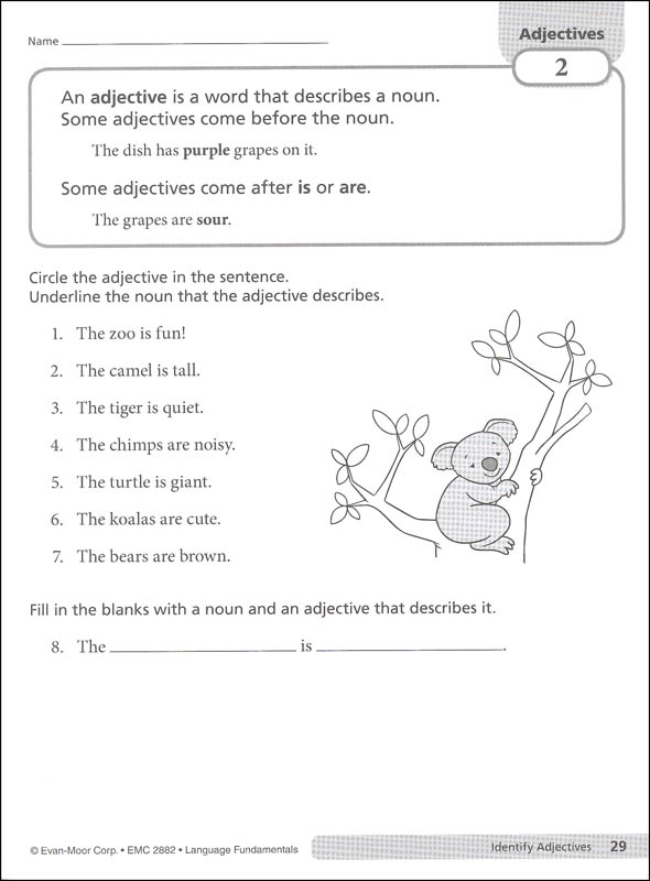 Language Fundamentals Grade 2 - Revised Edition | Evan-Moor | 9781629382180