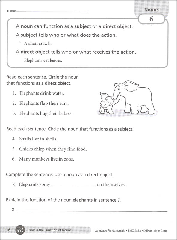 Language Fundamentals Grade 3 - Revised Edition | Evan-Moor | 9781629382197