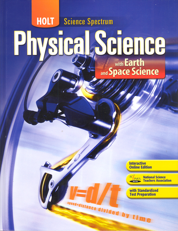 Holt Physical Science With Earth And Space Science Holt Rinehart Holt Physical Science With Earth And Space Science Holt Rinehart