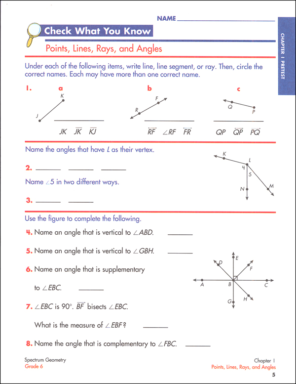 Spectrum Geometry Grade 6 | Spectrum | 9781483804811