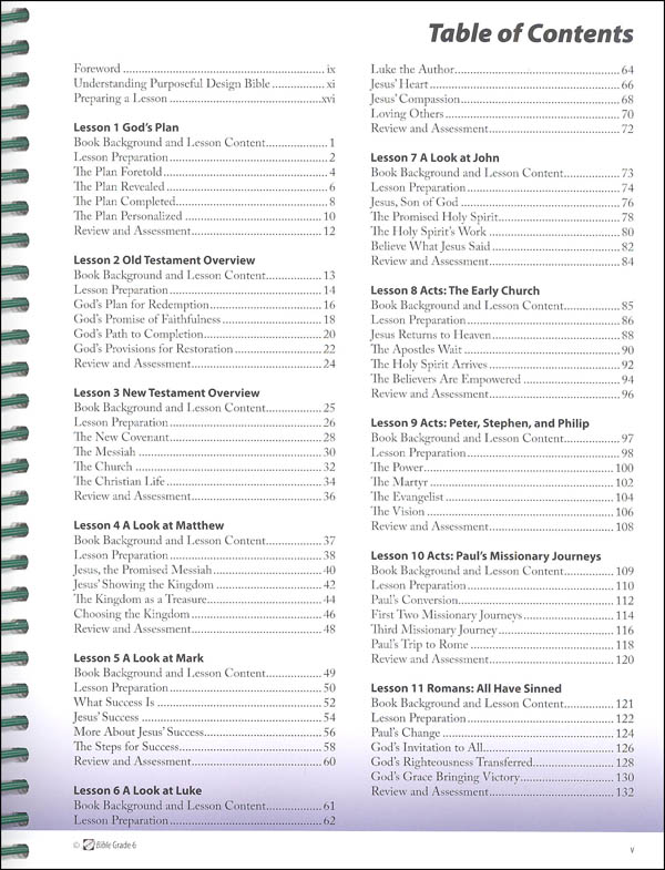 Purposeful Design Elementary Bible: Grade 6 Teacher Edition 2nd Edition ... Purposeful Design Elementary Bible: Grade 6 Teacher Edition 2nd Edition ...
