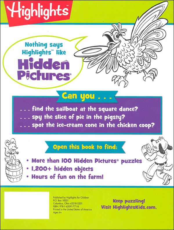 Hidden Pictures: Farm Puzzles | Highlights for Children | 9781620917718