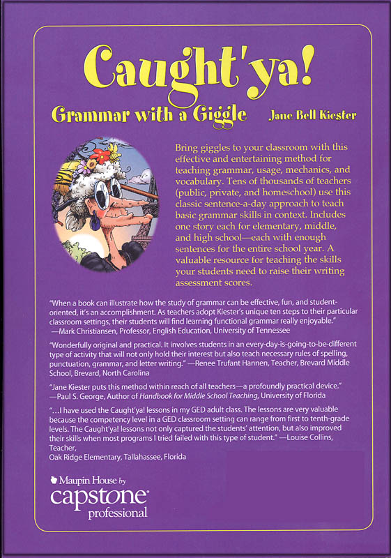 Caught Ya! Grammar with a Giggle | Maupin House | 9780929895048