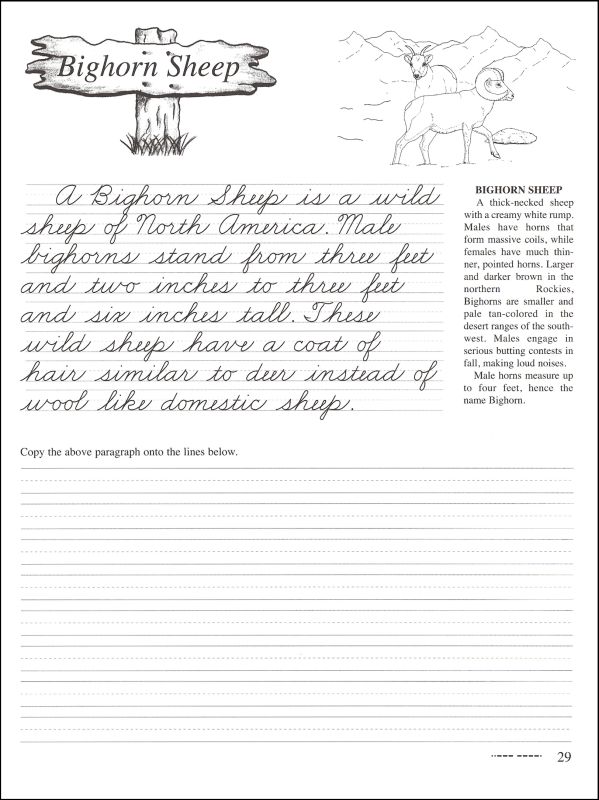 Cursive Practice Paragraphs Kidz Activities By Cursive Handwriting 438