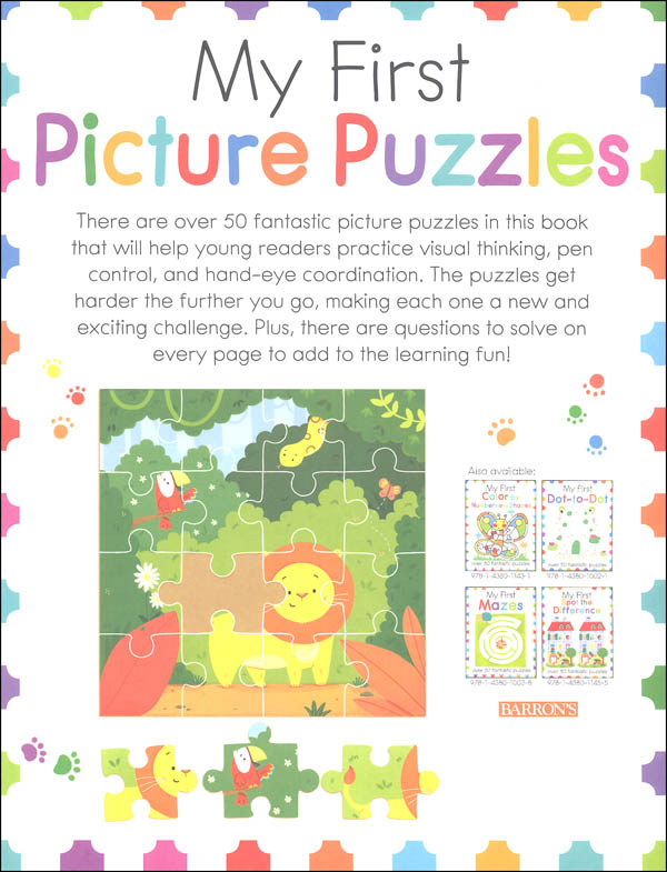 My First Picture Puzzles (My First Activity Book) | Barron's ...