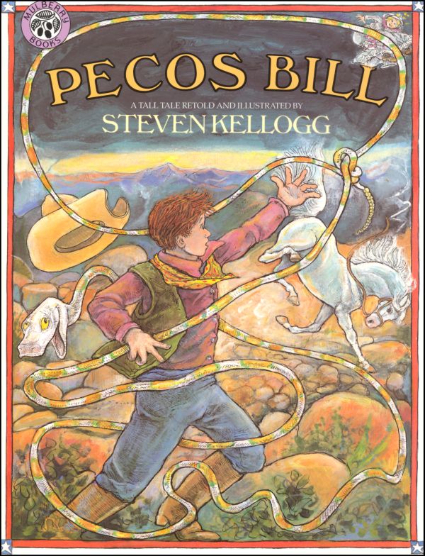 pecos-bill-a-tall-tale-mulberry-books-9780688099244
