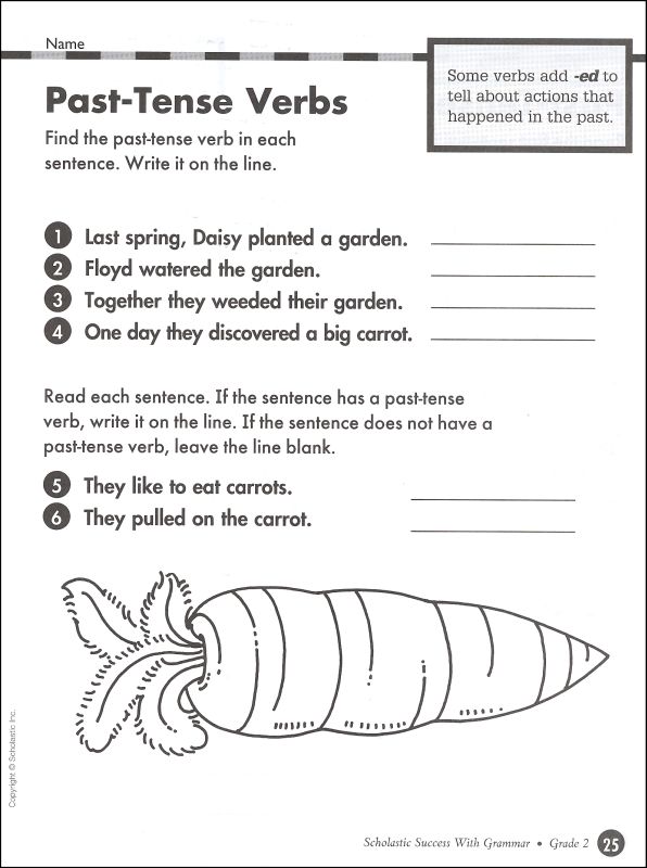 Grammar Grade 2 Scholastic Success With Scholastic Teaching