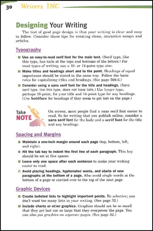 Writer's Inc. 2006 Handbook | Great Source | 9780669529951