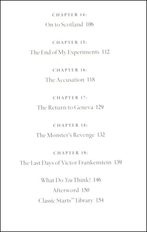Frankenstein Classic Starts Sterling Publishing Company 9781402726668