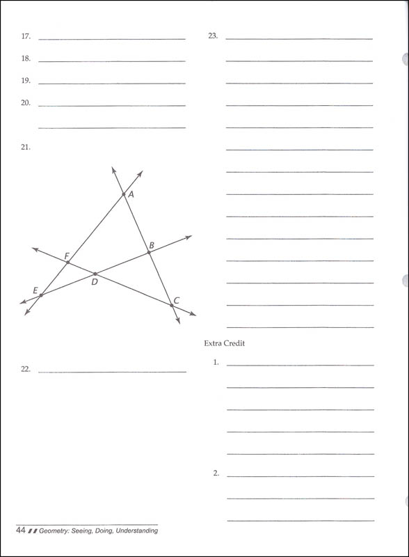Geometry Teacher Guide 3rd Edition (Jacobs) | Master Book Publishers ...