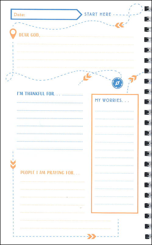 Prayer Map for Teens: Creative Journal | Barbour | 9781683225560