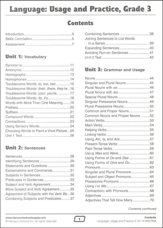 Language Usage and Practice Grade 3 | Steck-Vaughn | 9781419027802 Language Usage and Practice Grade 3 | Steck-Vaughn | 9781419027802