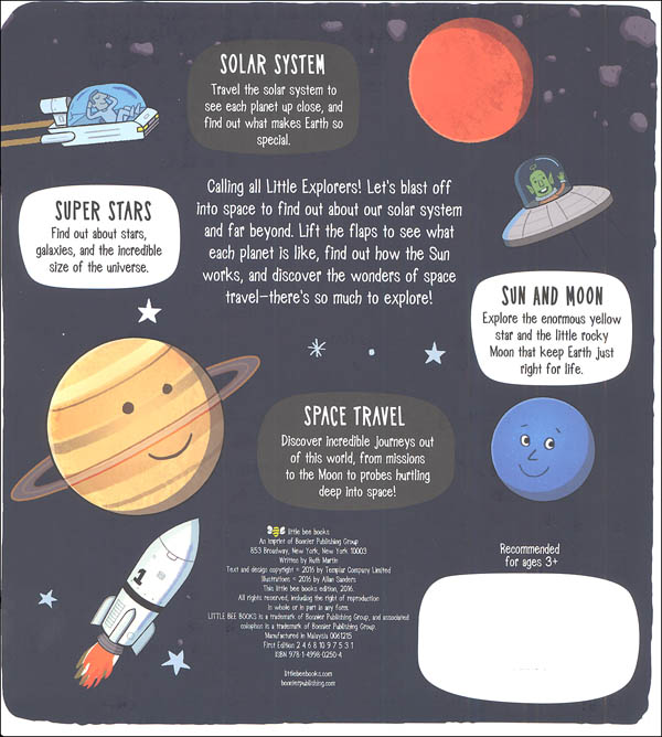 Outer Space (Little Explorers) | Little Bee Books | 9781499802504