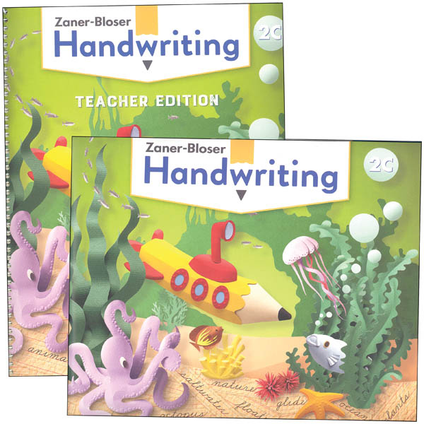 Zaner-Bloser Handwriting Grade 2C Home School Bundle - Student Edition ...