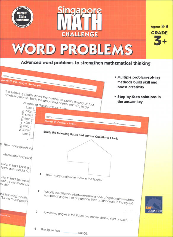 Singapore Math Challenge Word Problems Grades 3 Thinking Kids Singapore Math Challenge Word Problems Grades 3 Thinking Kids