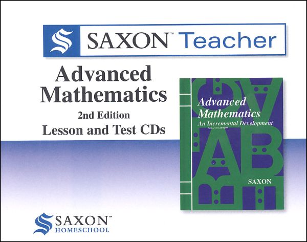 Saxon Teacher for Advanced Math (2E) CD-ROM set | Saxon Publishers ...