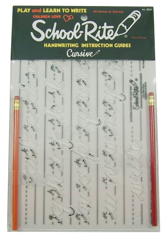 Handwriting Guide Cursive Lowercase School Rite